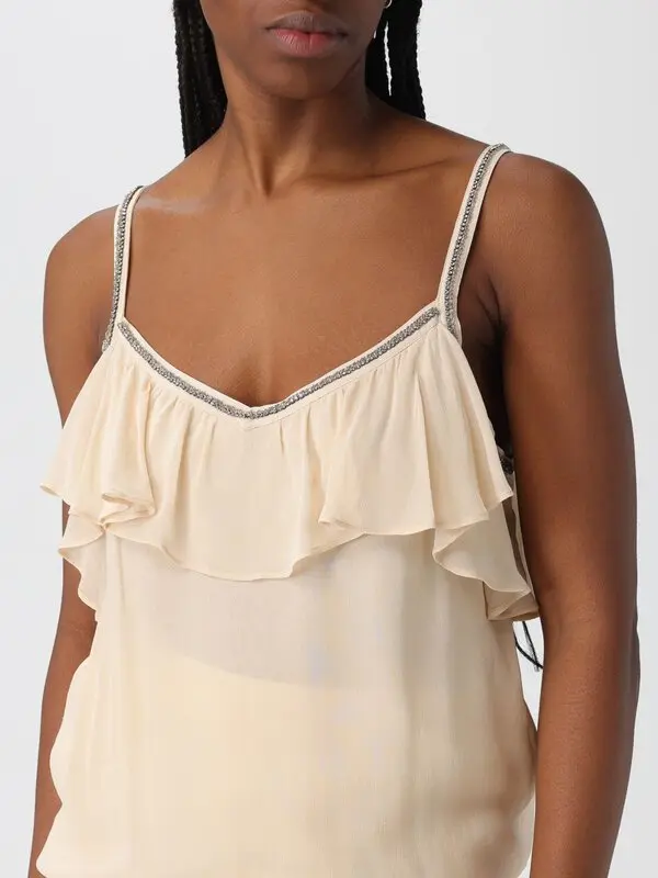 TWINSET Ruffle Trim Top