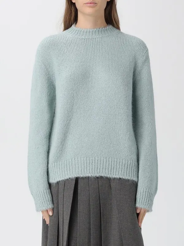 JIL SANDER Ribbed Knit Pullover - Blue