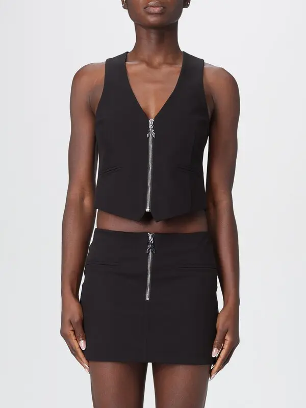 Patrizia Pepe Sleeveless Zip-up Waistcoat