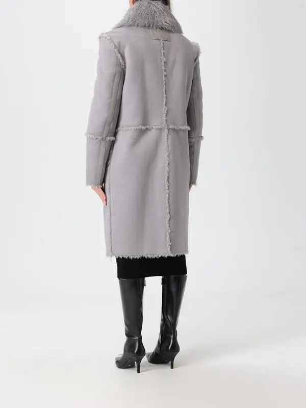 Patrizia Pepe Fur Coat - Pearl