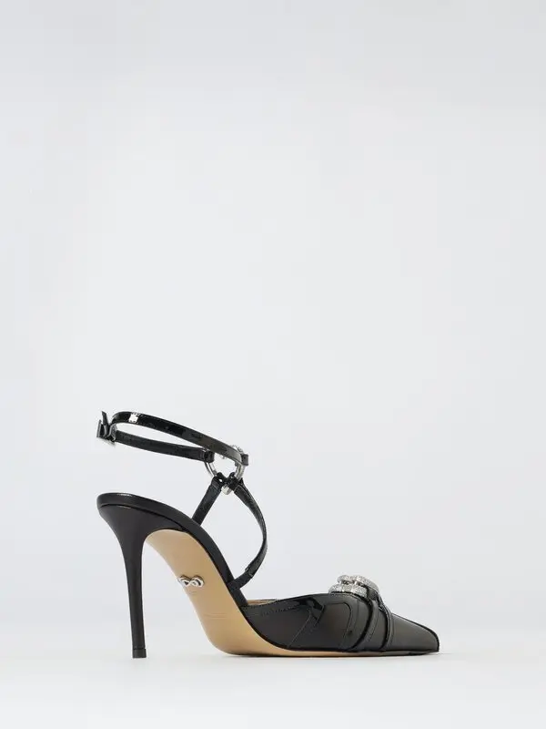 Mach & Mach Pointed Toe Pumps With Strappy Detailing