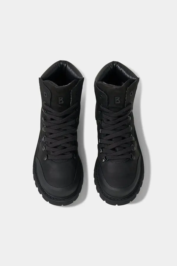 Bogner Mid Boots Helsinki With Spikes - Black