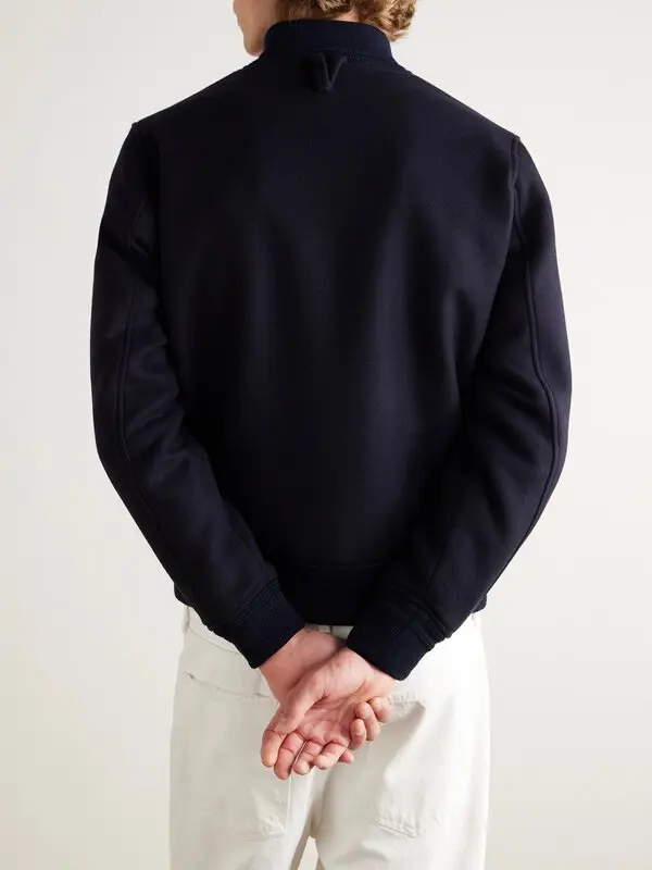 VALSTAR Virgin Wool Bomber Jacket
