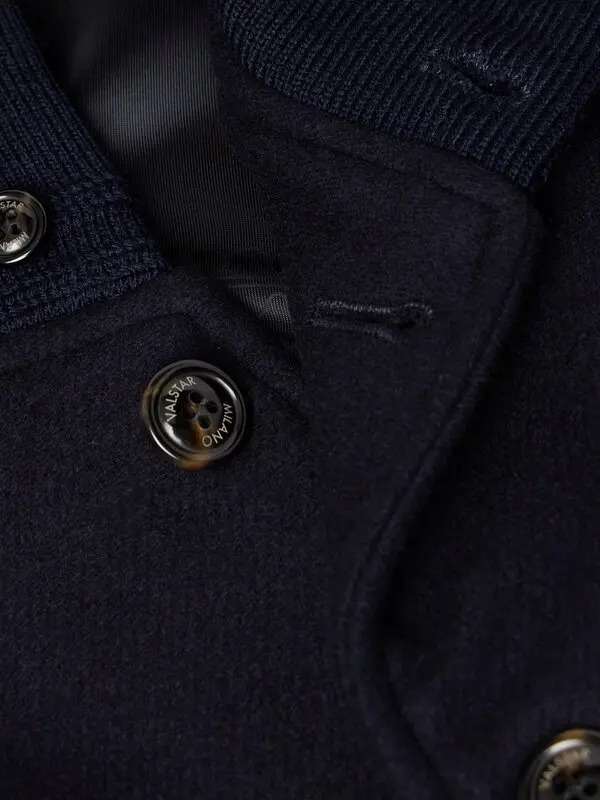VALSTAR Virgin Wool Bomber Jacket