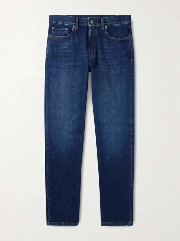Zegna Roccia Straight-leg Stretch Jeans - Indigo
