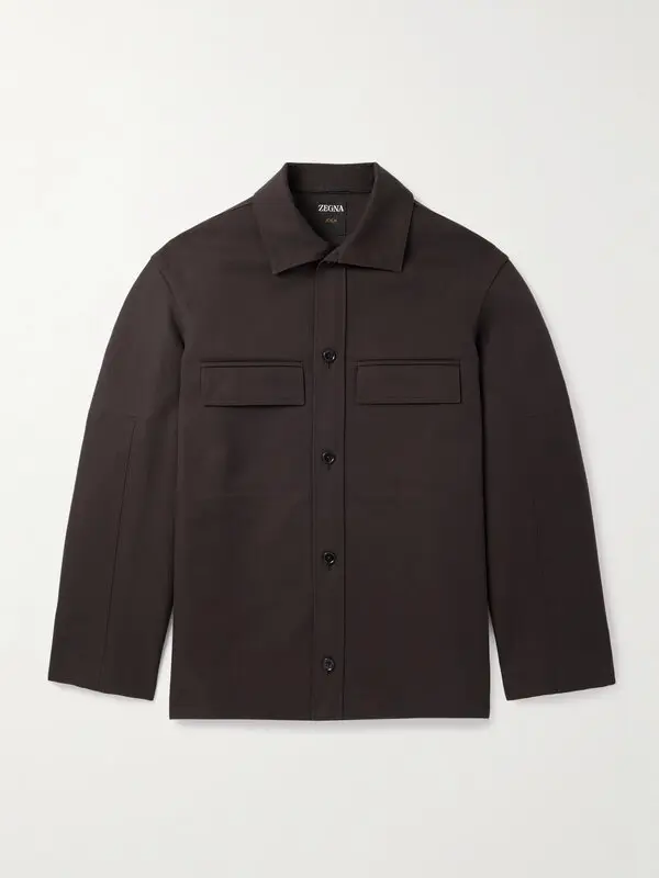 Zegna Cotton-twill Overshirt