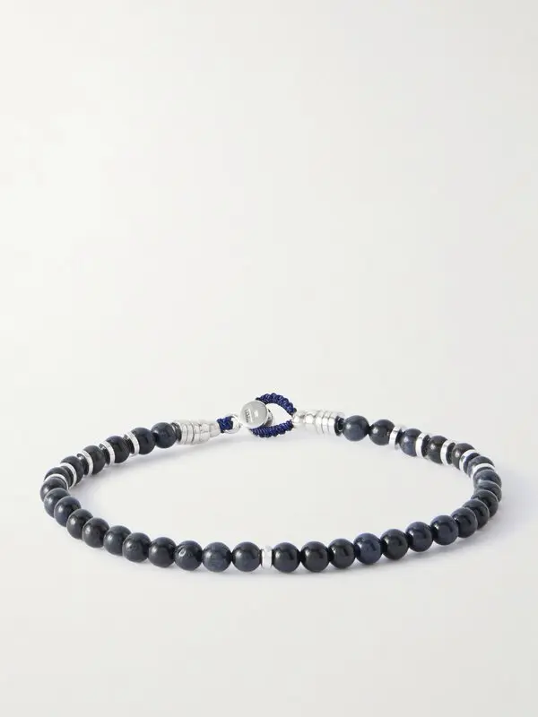 MIKIA Circle4 Beaded Bracelet - Black