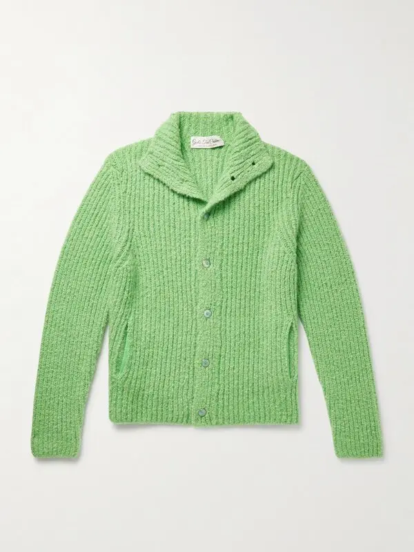 GOD'S TRUE CASHMERE Ribbed Cashmere Cardigan