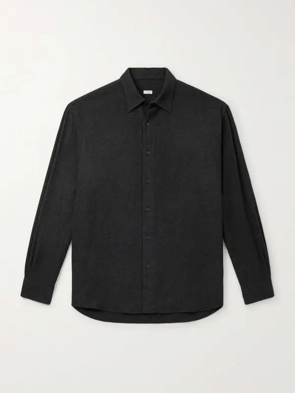 A.PRESSE Wool Shirt - Charcoal