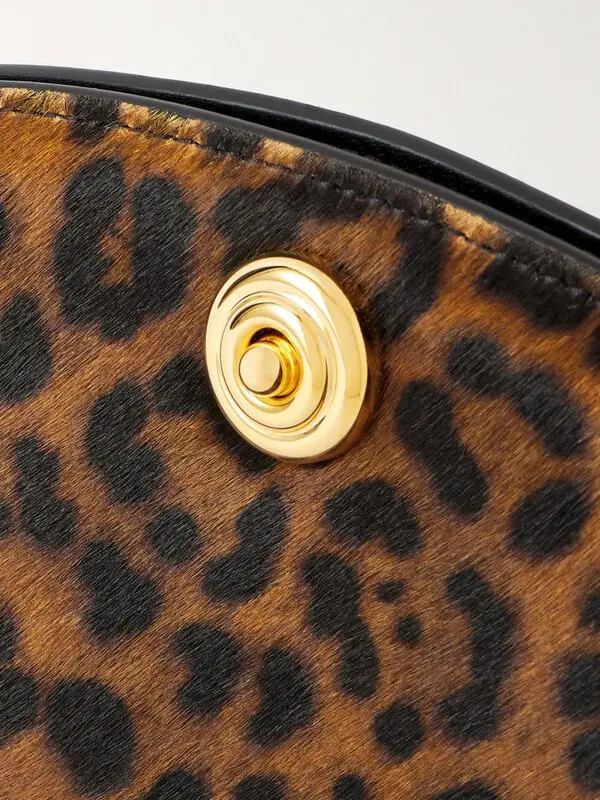 LIFFNER Leopard-print Calf Hair Clutch - Leopard Print