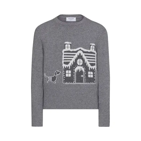 Thom Browne Holiday Scenery Crew Neck Pullover