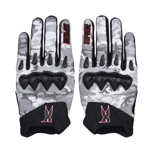 Supreme X Fox Racing Dmx Bomber Gloves - White