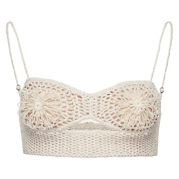 Magda Butrym Top Bra 'cream - White