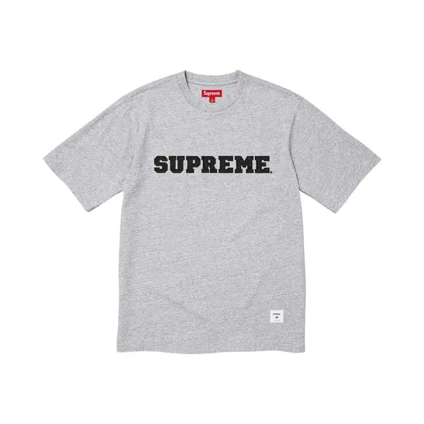 Supreme Collegiate Appliqué Top - Grey