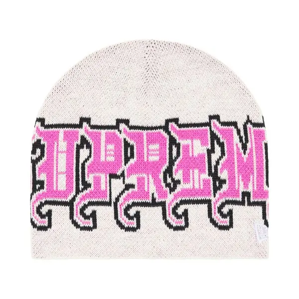 Supreme Outline Beanie - White