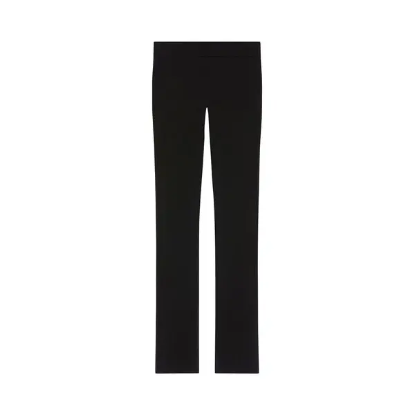 COURREGES Double Hem Interlock Pants - Black