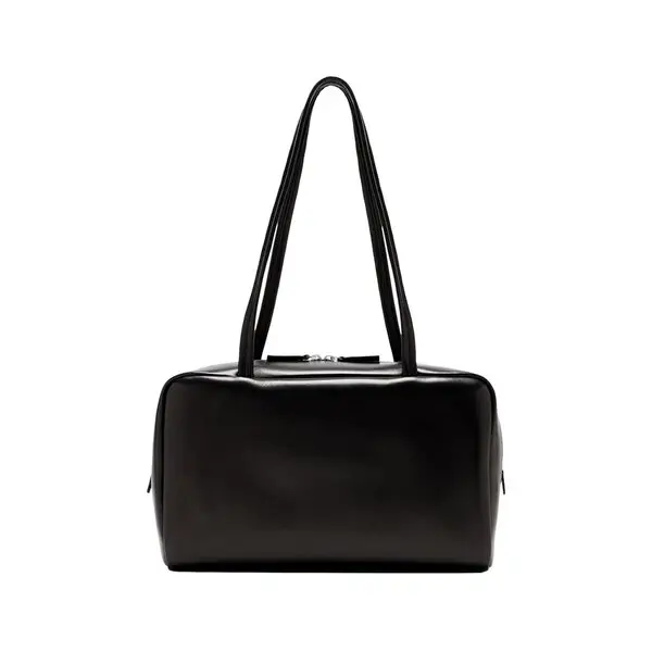 THE ROW Astra Bowling Handbag - Black