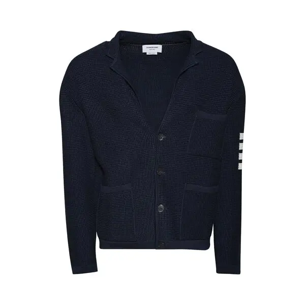 Thom Browne Textured Stitch Cardigan Jacket
