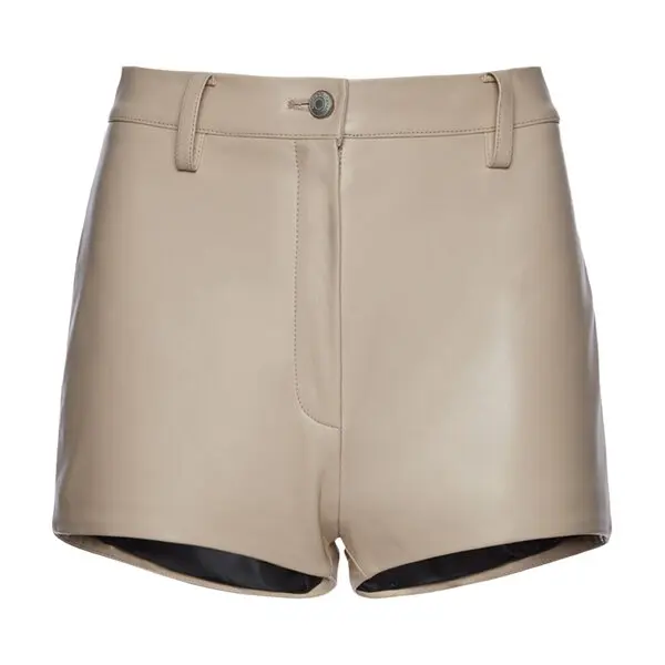 Magda Butrym Leather Shorts