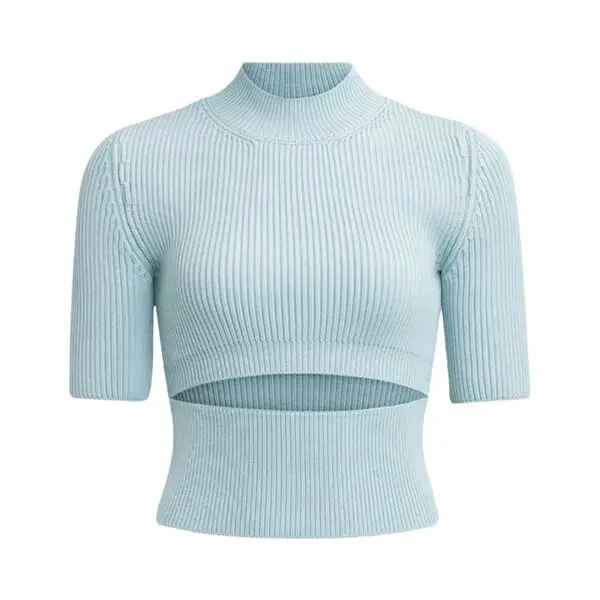 Alaïa Slit Crop Top
