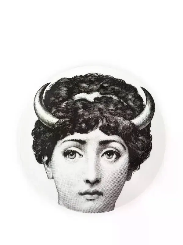 FORNASETTI Printed Wall Plate