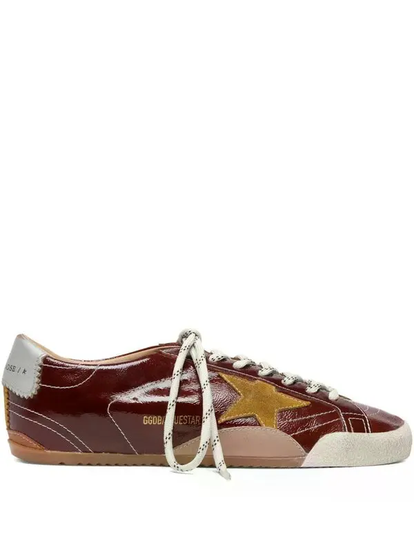 GOLDEN GOOSE True-star Leather Sneakers - Red