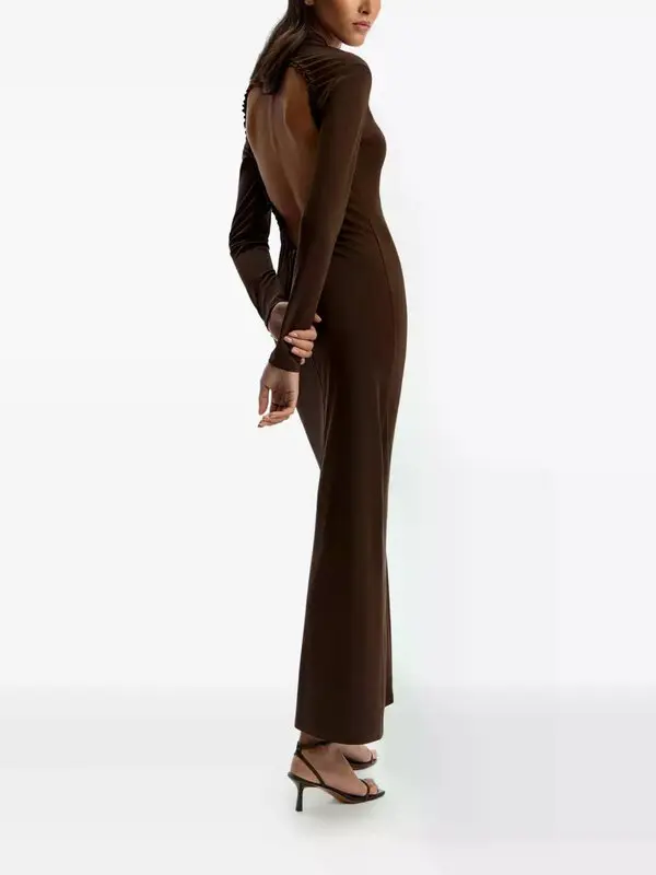 12 STOREEZ Open-back Maxi Dress