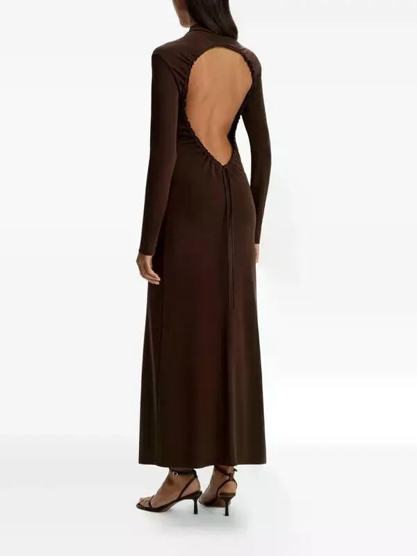 12 STOREEZ Open-back Maxi Dress