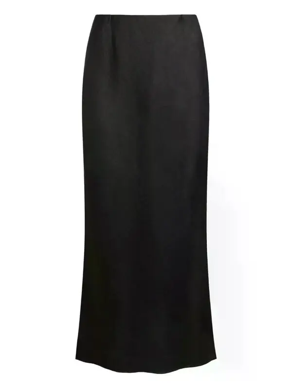 12 STOREEZ Linen Maxi Skirt