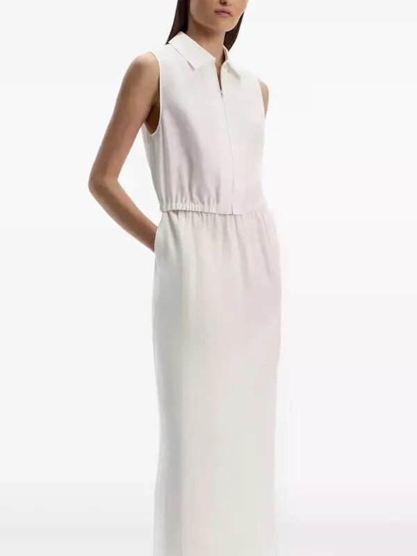 12 STOREEZ Drawstring-waist Linen Skirt
