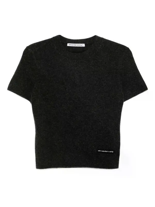 Alexander Wang Logo-patch Top