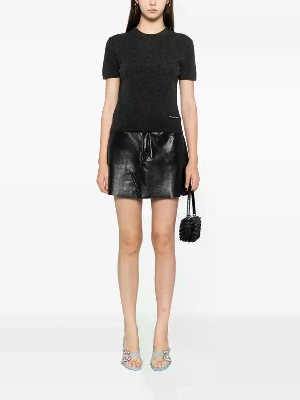 Alexander Wang Logo-patch Top