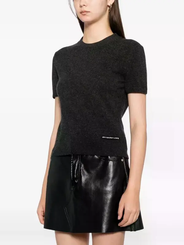 Alexander Wang Logo-patch Top