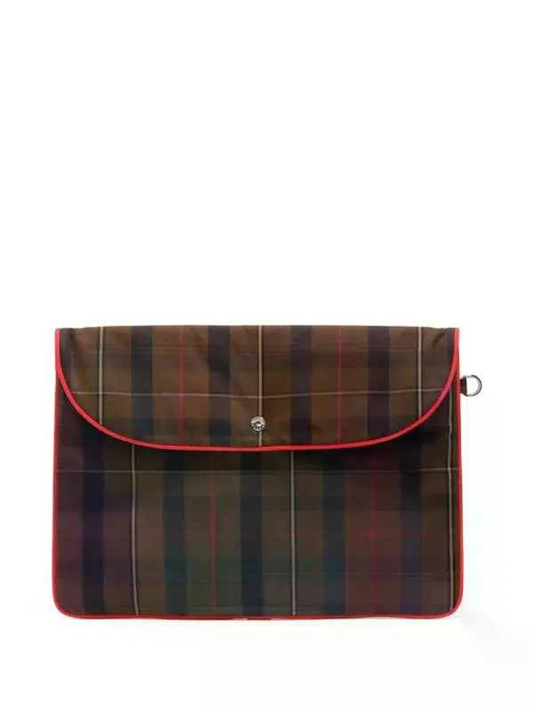 Bimba Y Lola Check-plaid Laptop Case - Brown