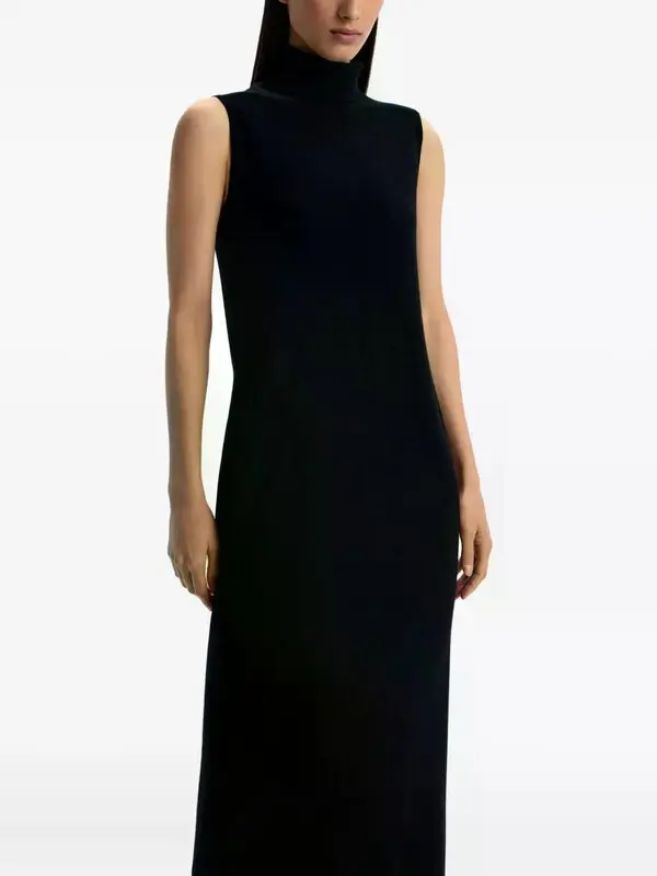 12 STOREEZ Roll-neck Maxi Dress