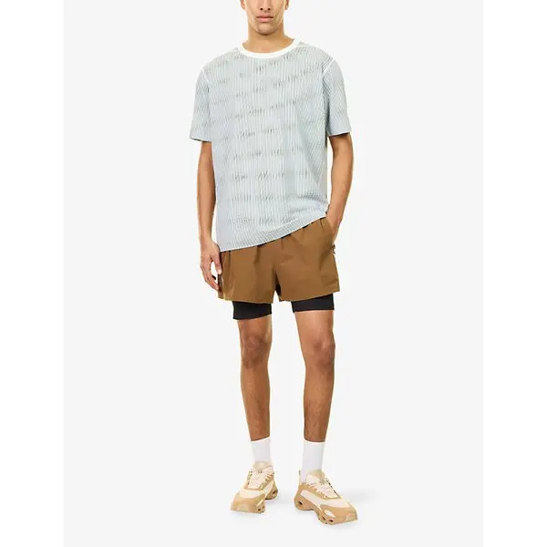 Loewe X On Active Woven T-shirt - Beige/blue
