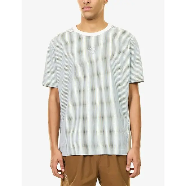 Loewe X On Active Woven T-shirt - Beige/blue
