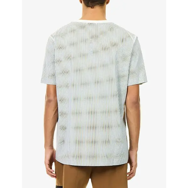 Loewe X On Active Woven T-shirt - Beige/blue