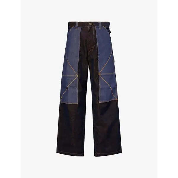 Carhartt Work In Progress X Nicholas Daley Og Double Knee Denim Trousers - Nd Dark Navy Mustard