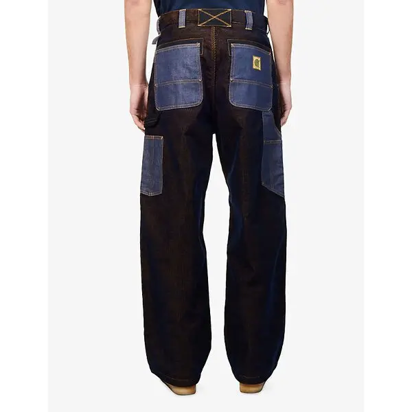 Carhartt Work In Progress X Nicholas Daley Og Double Knee Denim Trousers - Nd Dark Navy Mustard