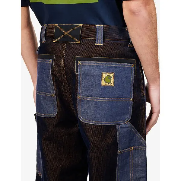 Carhartt Work In Progress X Nicholas Daley Og Double Knee Denim Trousers - Nd Dark Navy Mustard