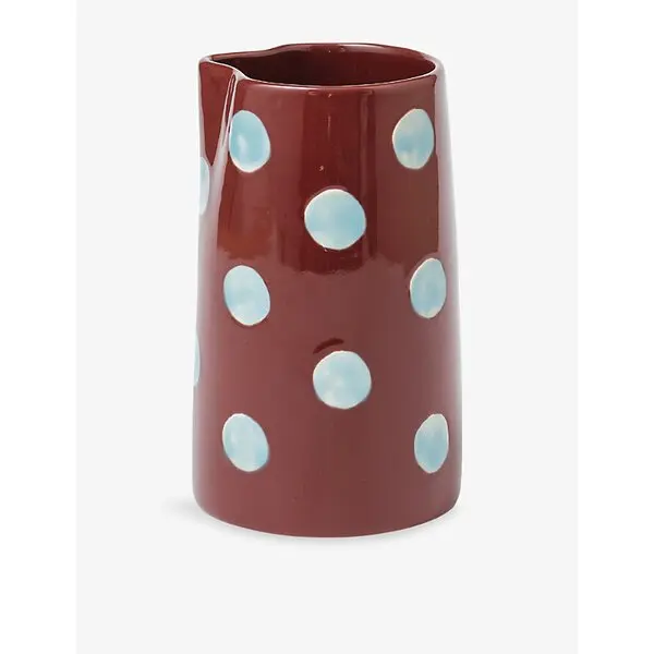 DAMSON MADDER Polka-dot Ceramic Vase 17.5cm