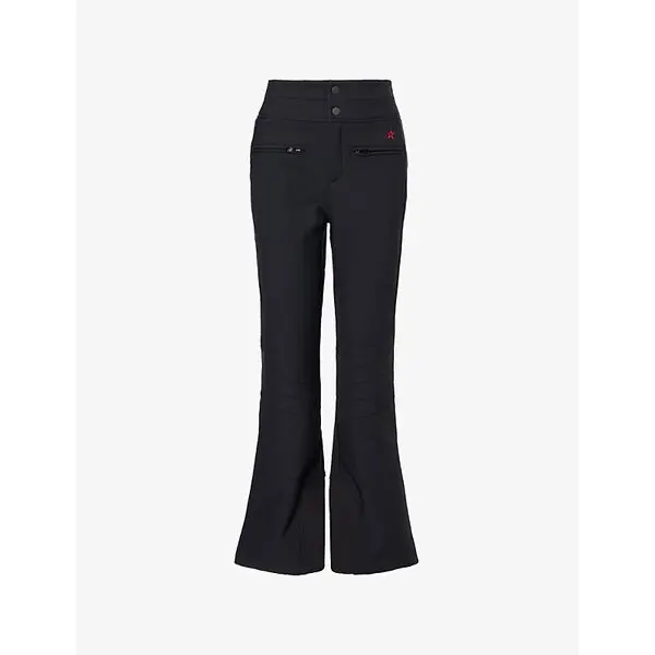 Perfect Moment Aurora High-rise Flared Softshell Ski Trousers - Pm Black