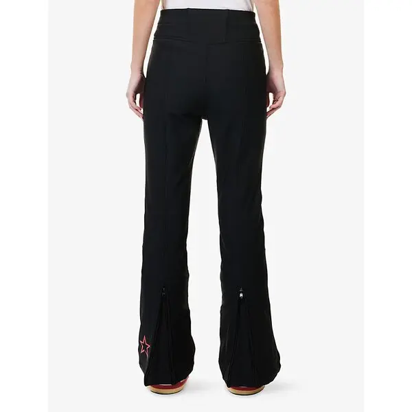 Perfect Moment Aurora High-rise Flared Softshell Ski Trousers - Pm Black