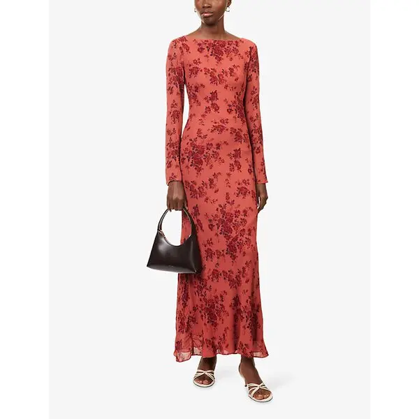 Esra Long-sleeve Maxi Dress - Clarette