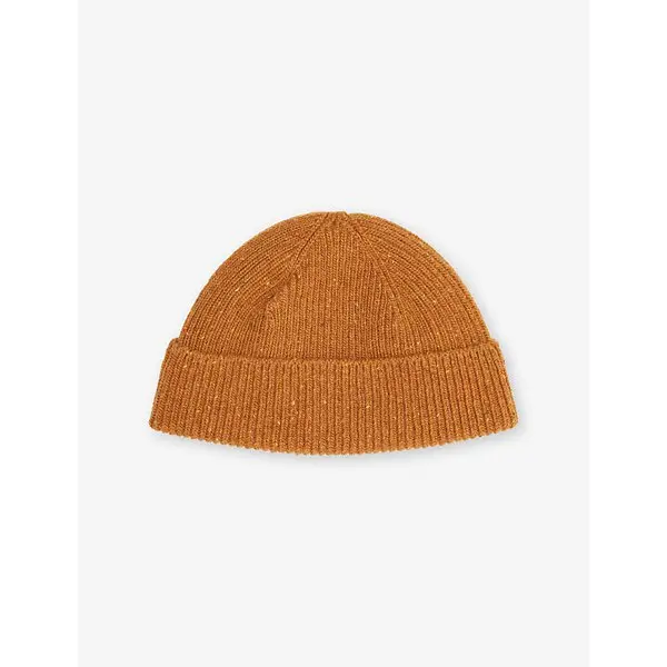 ROTOTO Seamless Wool Beanie - Orange