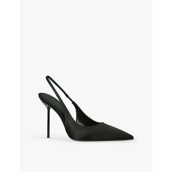 Paris Texas Lidia 105 Satin Slingback Courts