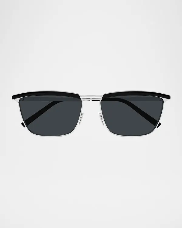 Saint Laurent Sl 795 Joe-003 Aviator Sunglasses - Silver