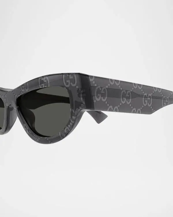 Gucci 53mm Cat-eye Sunglasses - Grey