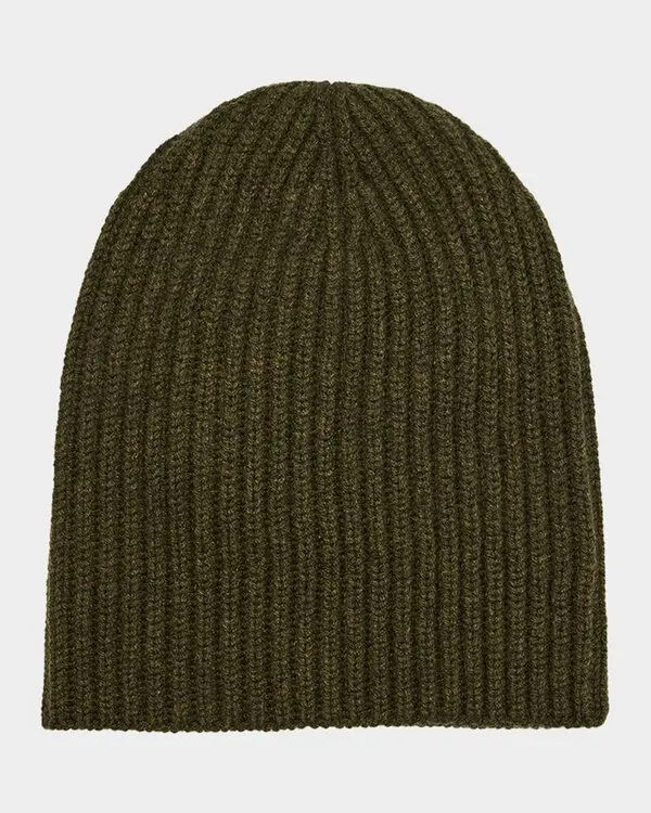 Loro Piana Cashmere Rib-knit Beanie - 5a82 Cypre